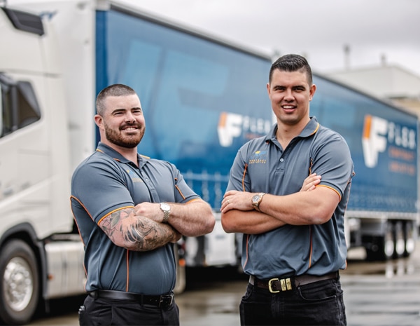 Flex Contract Logistics trailers exclusively built by Vawdrey - Vawdrey